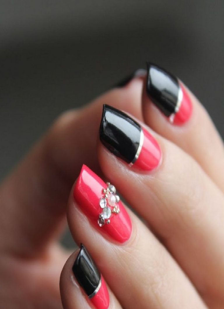 60 Stunning Red Black Nail Designs You ll Love To Try 60 Stunning Red Black Nail Designs You ll Love To Try