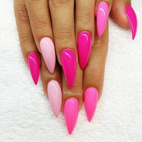 25 Trendiest Pink And Red Nails to Explore in 2025