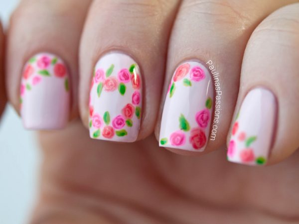 25 Rose Nail Art to Adorn Your Pretty Nail – NailDesignCode