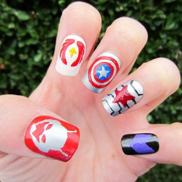 Geek Chic: 25 Marvel & Superhero Nail Designs That Pack a Punch