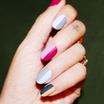 30 Dramatic Two Tone Nails to Take Over Instagram – NailDesignCode