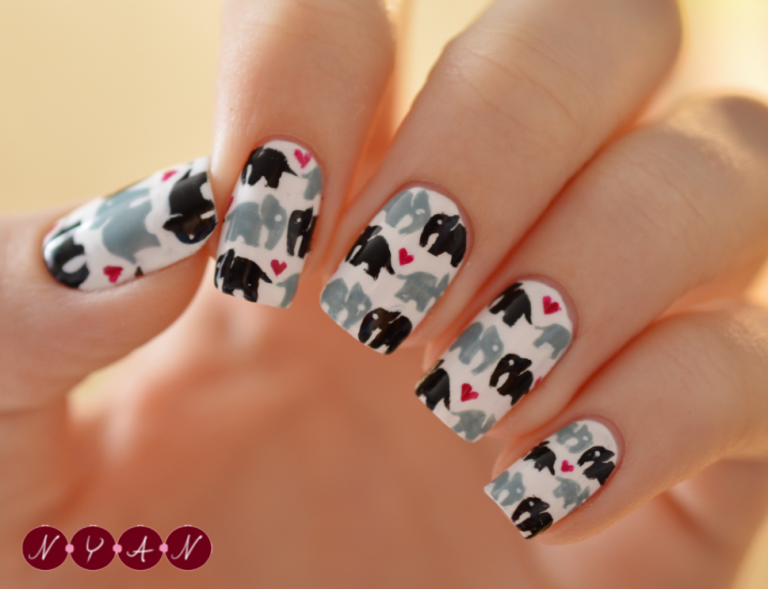 10 Playful Elephant Nail Art Ideas for Animal Lovers