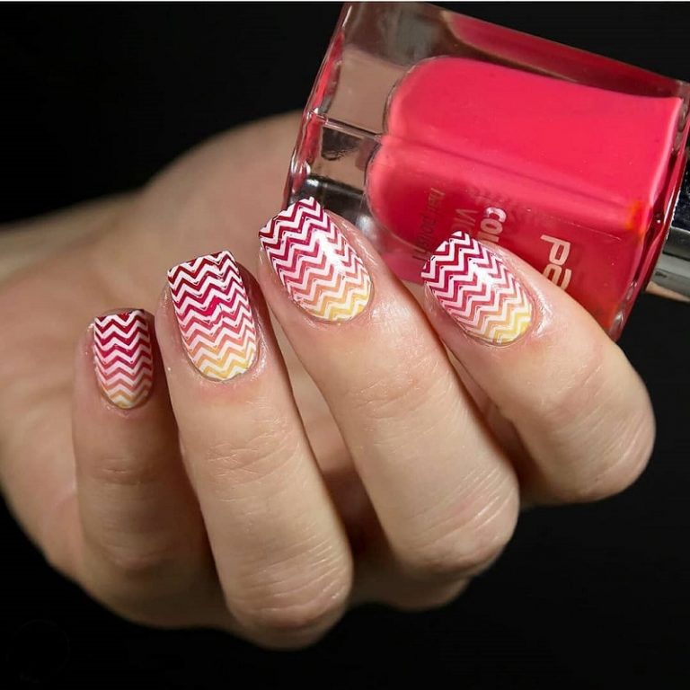 25 Chevron Nail Patterns: Design Ideas & Tape Tutorial