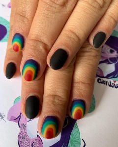 40 Vibrant Rainbow Nail Designs to Celebrate Life
